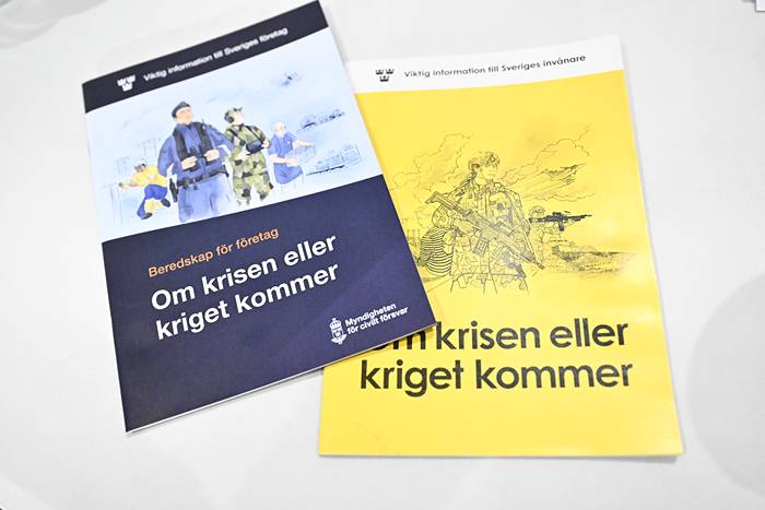 Företagen får egen broschyr för kris och krig | Expressen