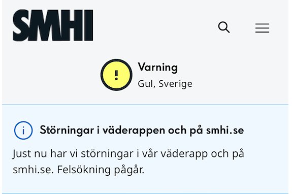 Fortsatt strul för SMHI | Expressen