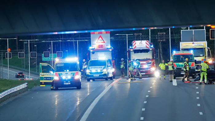 Stor påverkan på E4 efter olycka | Expressen